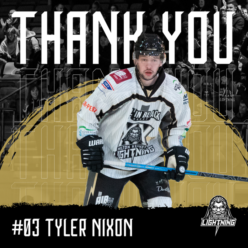 Thank You And Goodbye Tyler Nixon Bids Farewell To Milton Keynes Lightning Milton Keynes