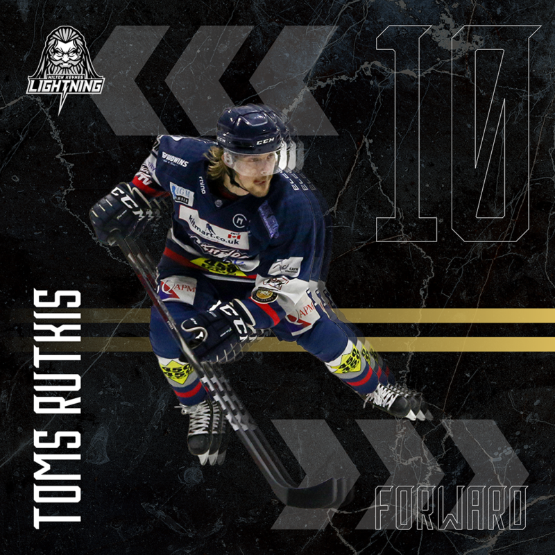 10 Toms Rutkis | Milton Keynes Lightning Ice Hockey