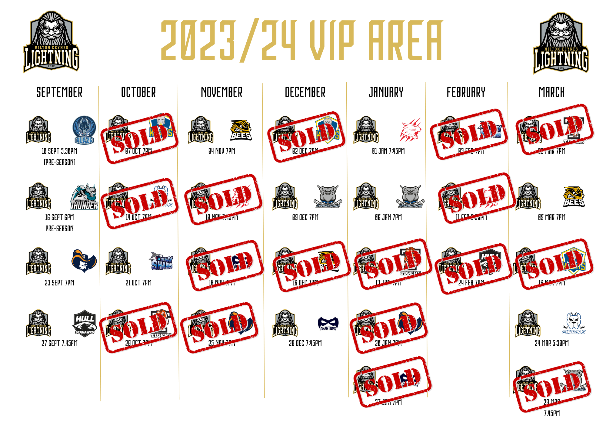 VIP | Milton Keynes Lightning Ice Hockey