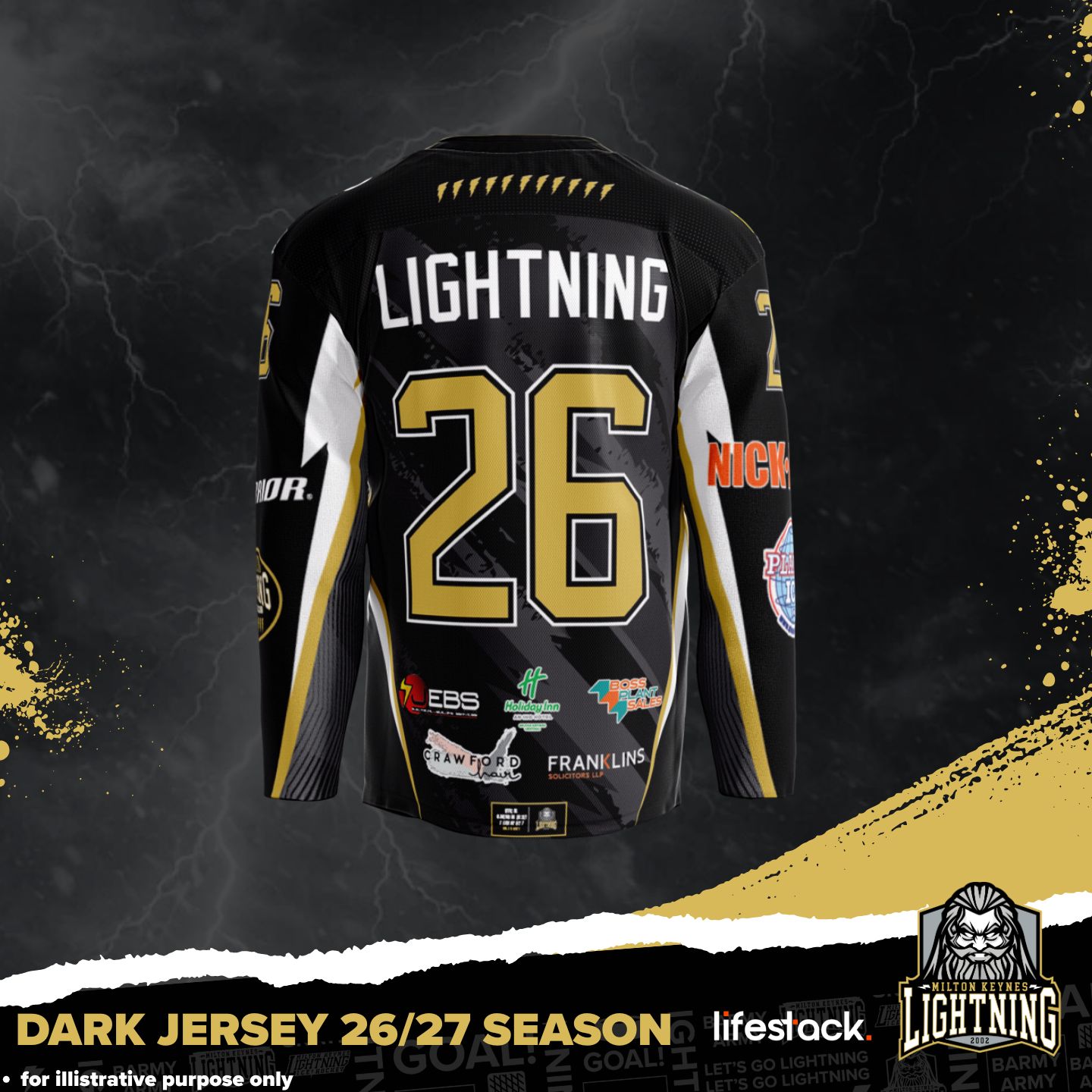 26/27 lifestack MK Lightning Regular Season Jerseys | Milton Keynes ...