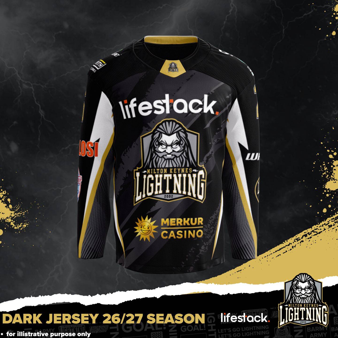 26/27 lifestack MK Lightning Regular Season Jerseys | Milton Keynes ...
